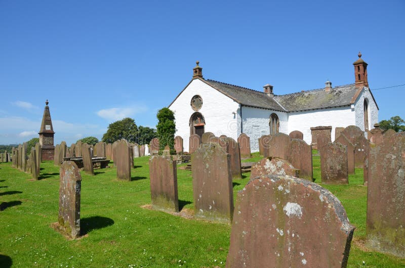 Graveyard at Ruthwell Church Stock Image - Image of ruthwell, external ...