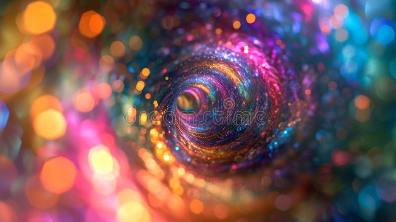 A Gravitational Vortex Pulls in a Spectacular Array of Cosmic Matter ...