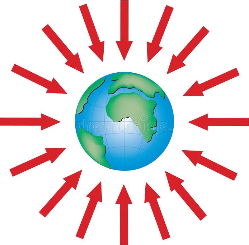 Gravity stock illustration. Illustration of attraction - 1029089