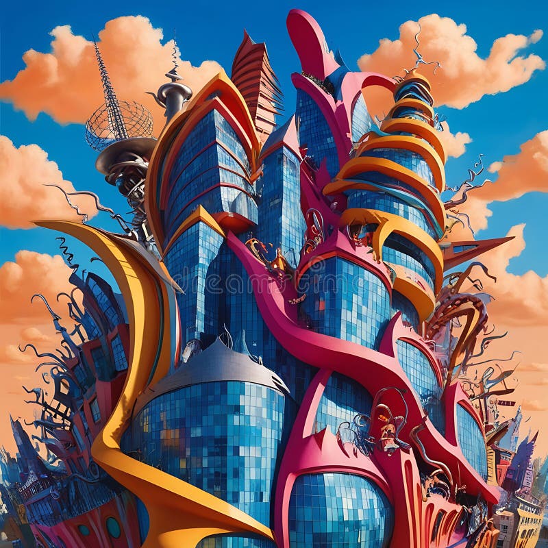 Gravity-Defying Buildings with Vibrant Colors and Impossible Angles ...