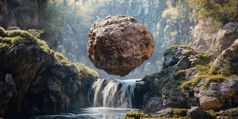 Gravity-Defying Landscape Where Massive Structures Float for Futuristic ...