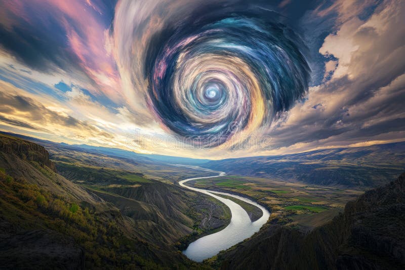 A Gravity Defying Landscape Where Rivers Flow Upwards, Mountains Float ...