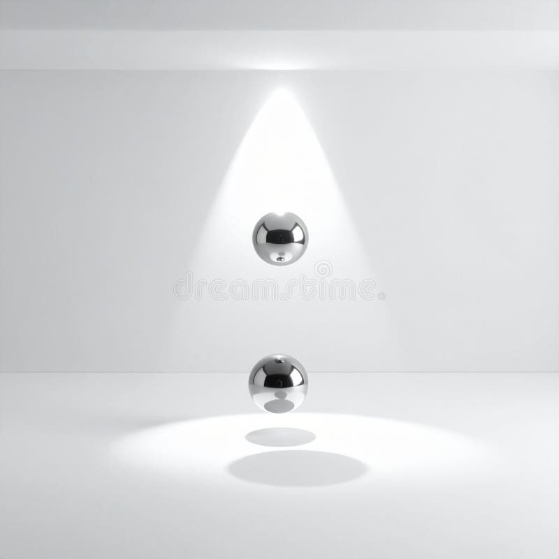 Gravity Defying Metallic Spheres Stock Illustrations – 14 Gravity ...