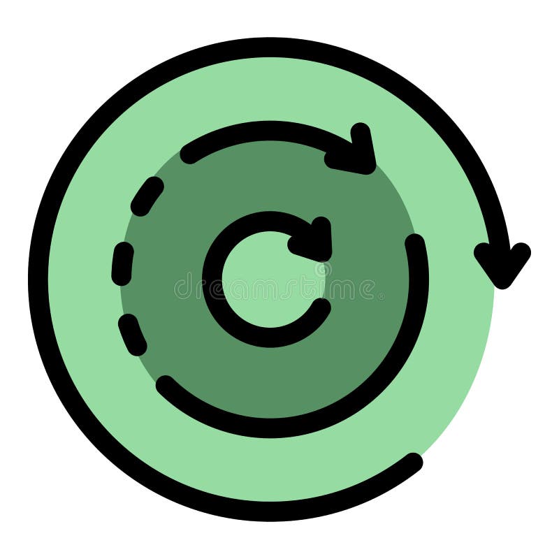 Gravity Direction Icon Color Outline Vector Stock Vector - Illustration ...