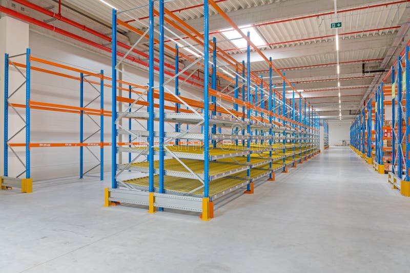 Warehouse rack stock photo. Image of shelves, distribution - 3135718