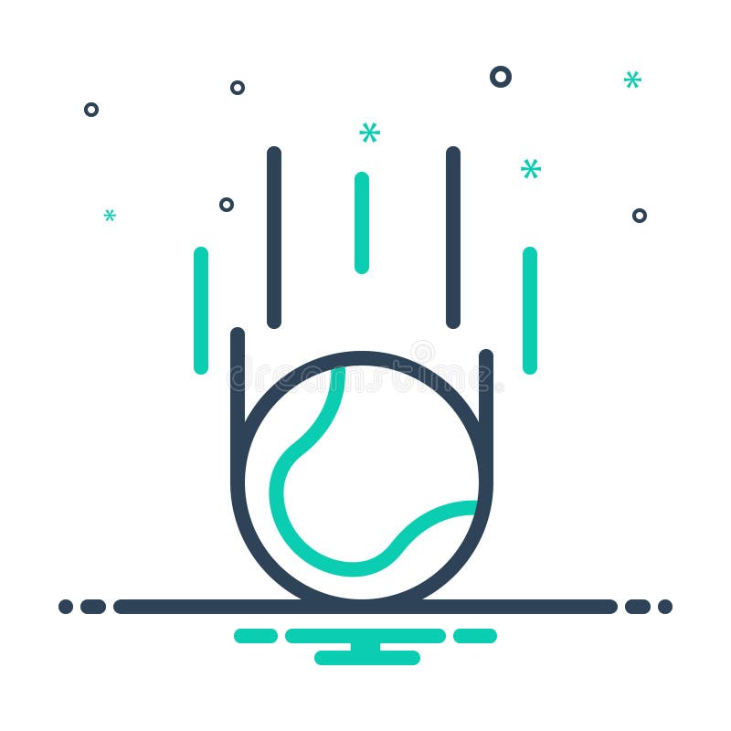 Mix Icon for Gravity, Attraction and Pressure Stock Illustration ...