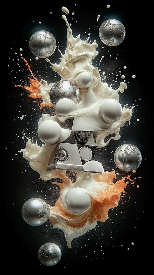 Gravity of the mind. stock illustration. Illustration of space - 366887606