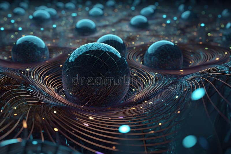 Gravity Planet Earth, Gravitational Waves Concept. Physical and ...