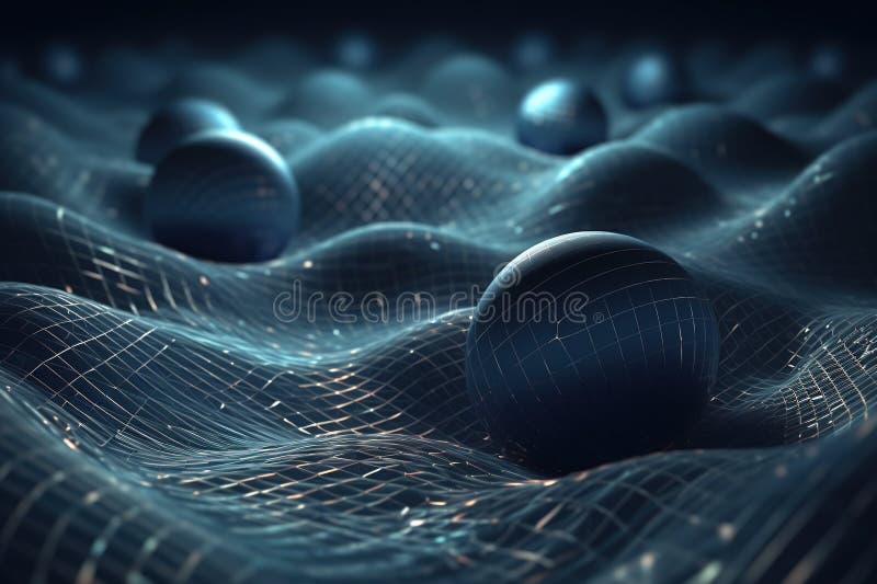 Gravity Planet Earth, Gravitational Waves Concept. Physical and ...