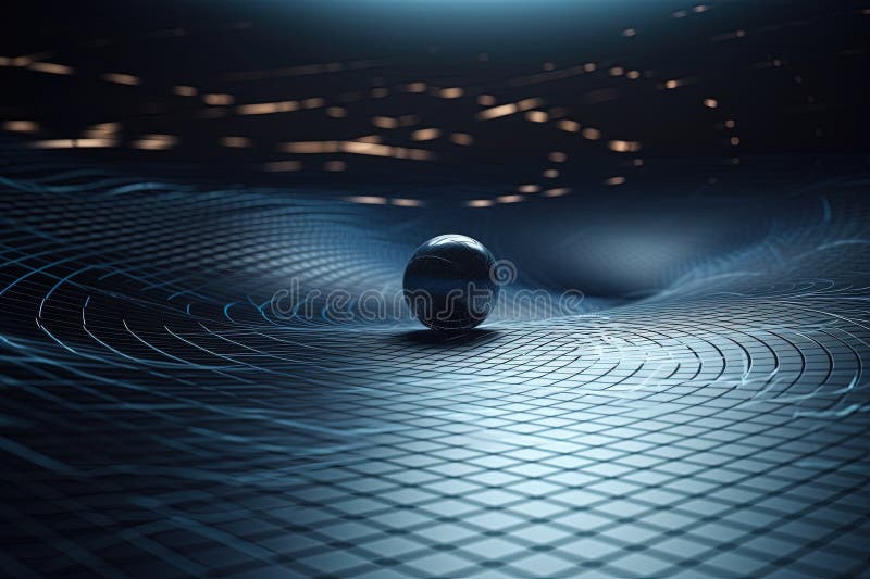 Gravity Planet Earth, Gravitational Waves Concept. Physical and ...