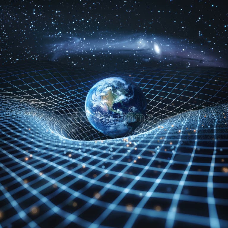 Gravity Planet, Gravitational Wave Concept on Planet Earth, Physical ...