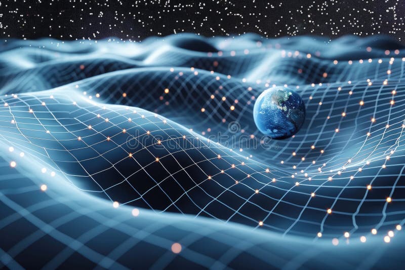 Gravity Planet, Gravitational Wave Concept on Planet Earth, Physical ...