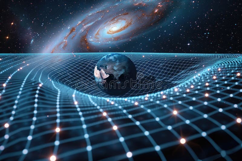 Gravity Planet, Gravitational Wave Concept on Planet Earth, Physical ...