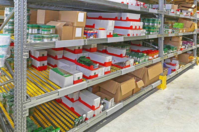 Warehouse rack stock photo. Image of shelves, distribution - 3135718