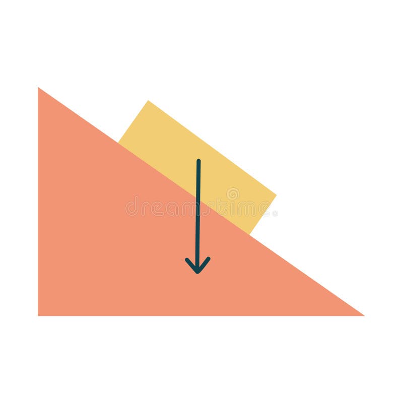 Gravity Scheme Hand Drawn Flat Style Vector Illustration Stock Vector ...