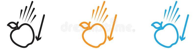 Gravity Vector Logo Set Collection for Web App Ui Stock Illustration ...