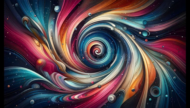 Gravity Wave Abstract Background Stock Illustration - Illustration of ...