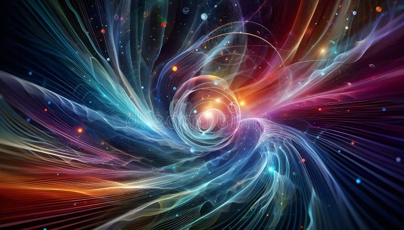 Gravity Wave Abstract Background Stock Illustration - Illustration of ...