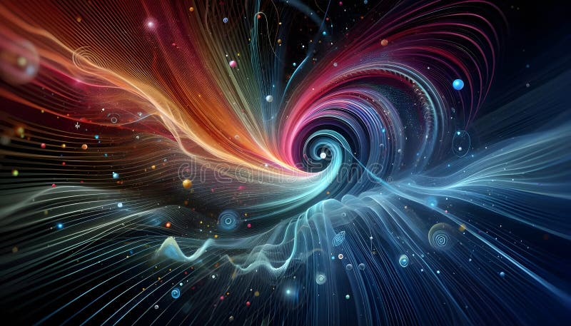 Gravity Wave Abstract Background Stock Illustration - Illustration of ...