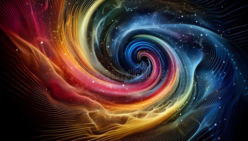 Gravity Wave Abstract Background Stock Illustration - Illustration of ...