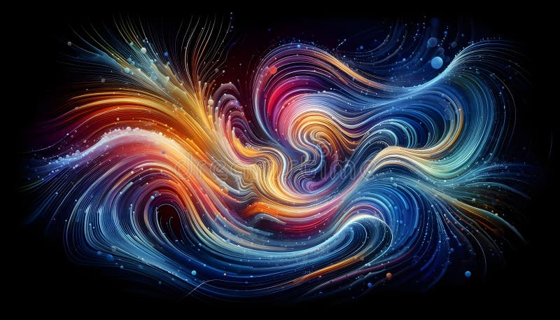 Gravity Wave Abstract Background Stock Illustration - Illustration of ...
