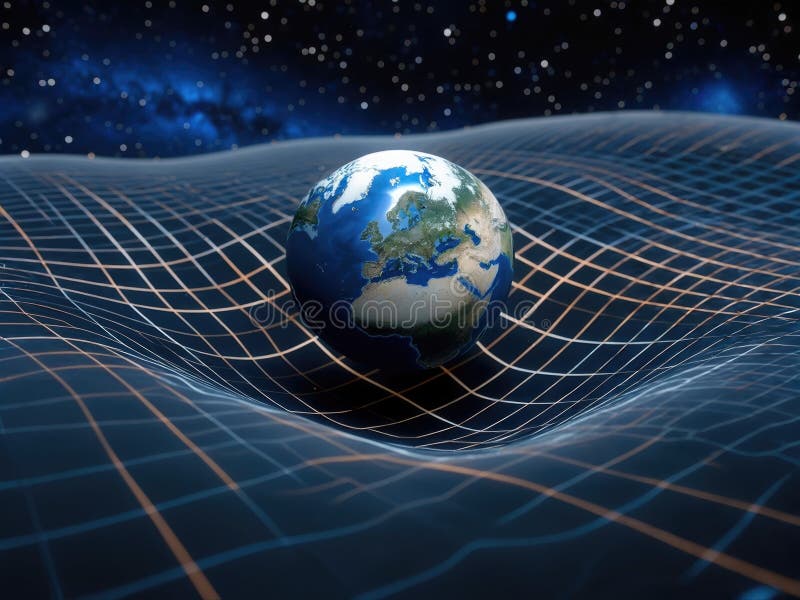 Gravity Well Visualization: Planet S Central Role, Curved Space ...