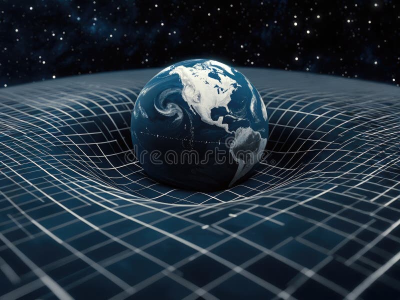 Gravity Well Visualization: Planet S Central Role, Curved Space ...
