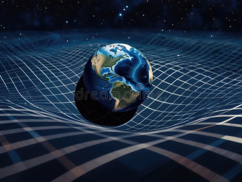 Gravity Well Visualization: Planet S Central Role, Curved Space ...