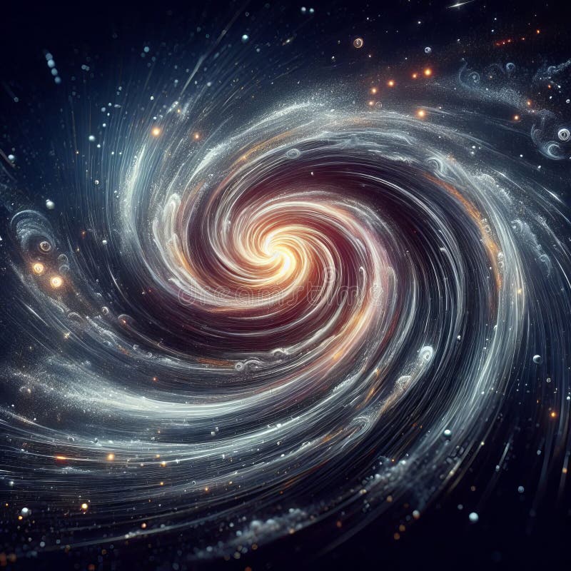 Gravity Well Vortex Splatter a Splatter that Forms a Swirling Di Stock ...