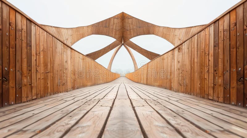 A Gravitydefying Bridge that Twists and Bends Uniquely, Ai Generated ...