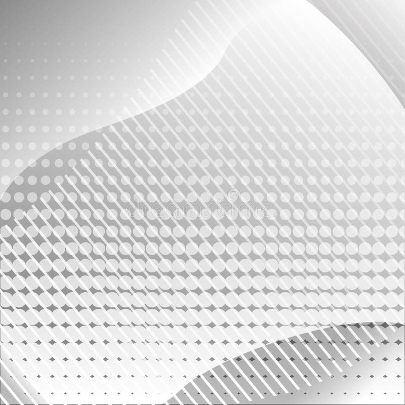 Gray Abstract Background with Lines and Dots. Vector Stock Illustration ...