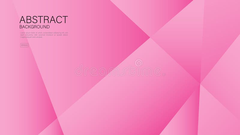 Pink Abstract Background, Polygon, Geometric Vector, Graphic, Minimal ...