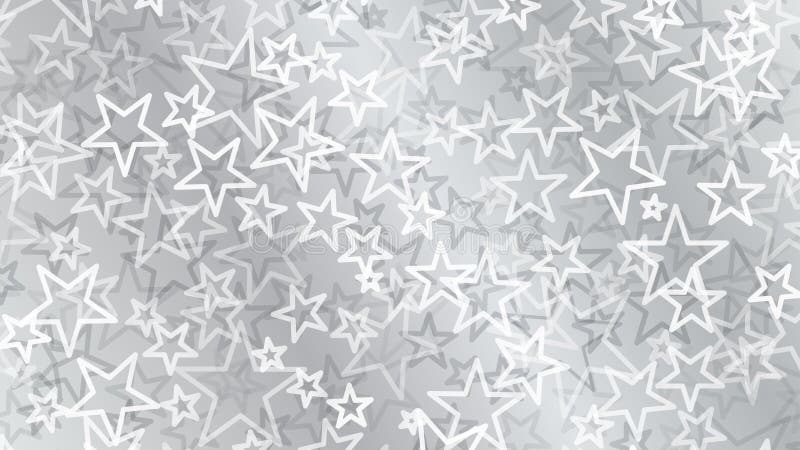 Gray Abstract Background of Small Stars Stock Vector - Illustration of ...