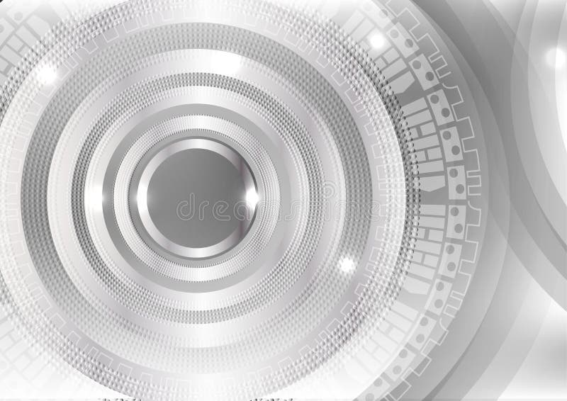 Gray Abstract Background, Vector Digital Concept Stock Vector ...