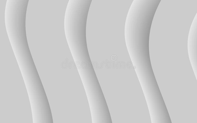 Gray Abstract Background with Wavy Lines Stock Illustration ...