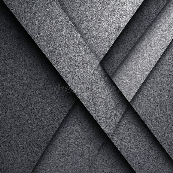 Abstract Textured Gray Planes Intersecting with Shadows and Light Stock ...