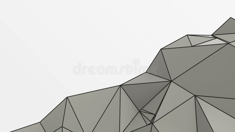 Gray Abstract Modern Crystal Background. Polygon, Line, Triangle Pattern Shape for Wallpaper ...
