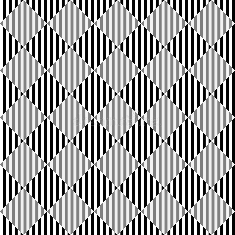 Gray Abstract Seamless Background. Optical Illusion Design Stock Vector ...
