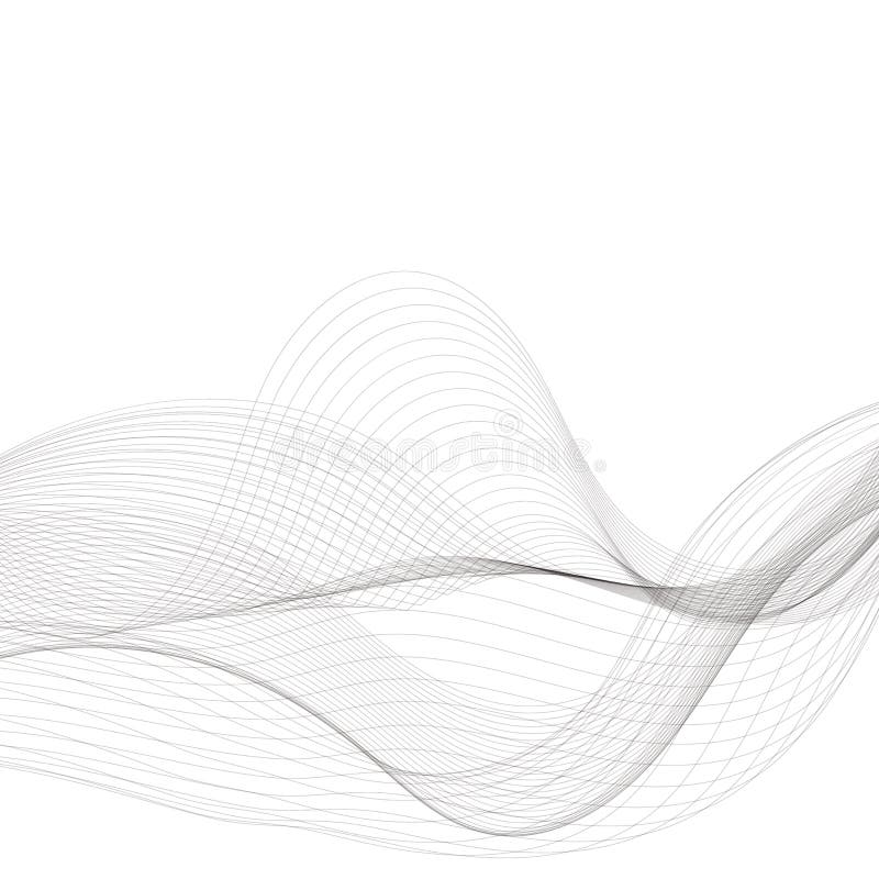 Gray Abstract Wave. Background. Design Element. Eps 10 Stock Vector ...