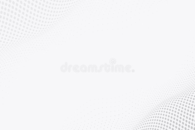 Gray Abstract Wireframe Technology Background Stock Illustration ...