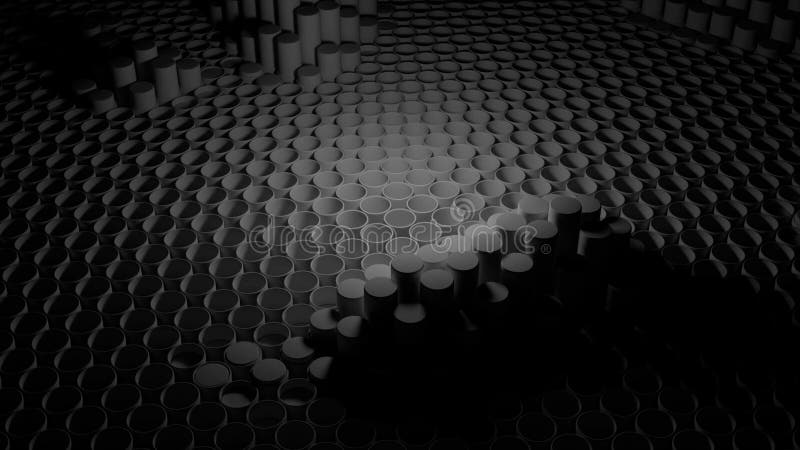 Gray Abstraction. Design. Flickering of Bright Stripes of Pure White ...