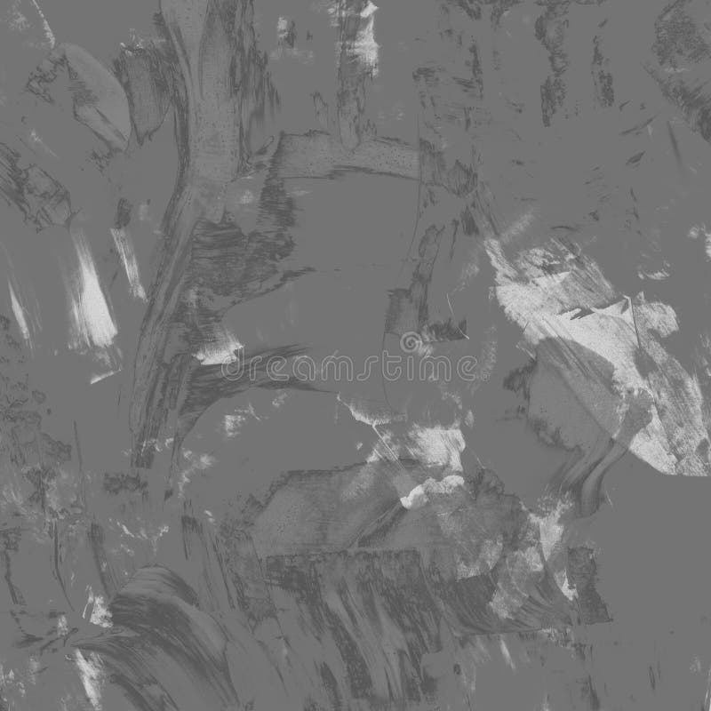 Gray Acrylic Background with Creative Brush Strokes Stock Illustration ...