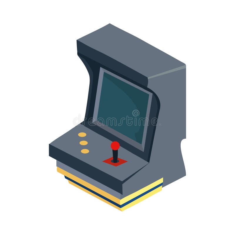 Arcade machine design stock vector. Illustration of digital - 109834683