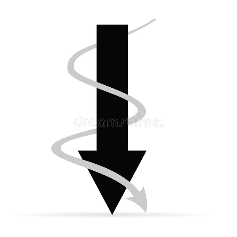 Arrow Twisted Stock Illustrations – 930 Arrow Twisted Stock ...