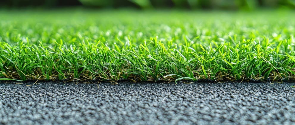 Gray Background with Brown Thread Synthetic Turf Stock Image - Image of ...