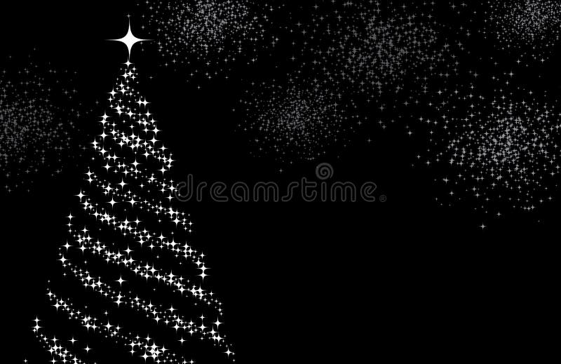 Gray Background with Christmas Tree. Stock Vector - Illustration of ...