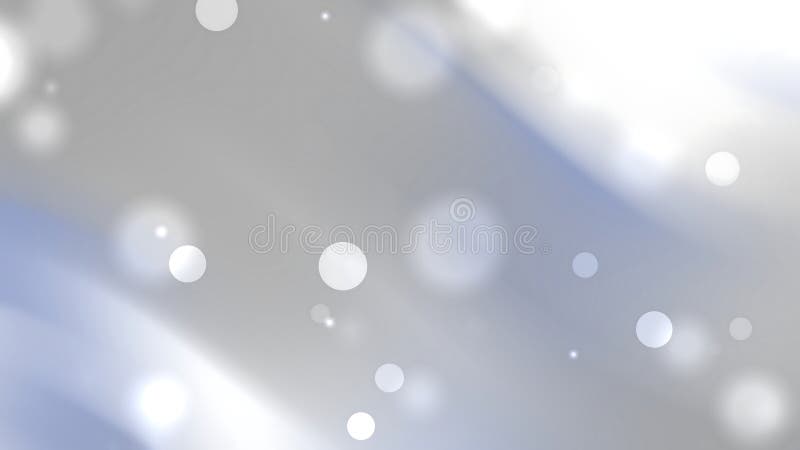 Gray Background Features Blurred White Circles and Faint Blue Streaks ...