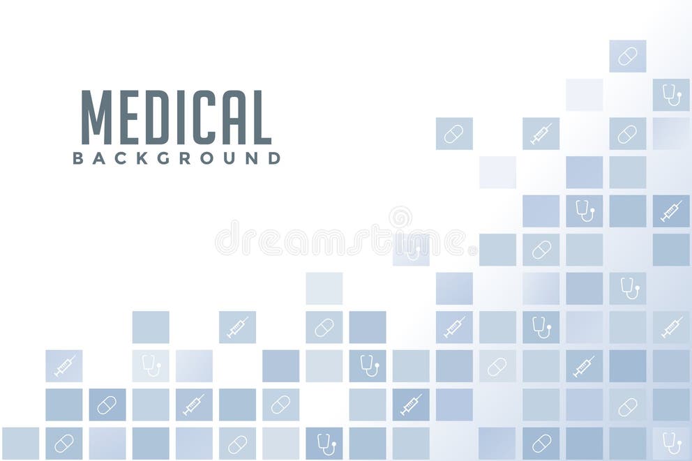 Gray Background Medicine Squares Geometry in Vector and Illustration ...