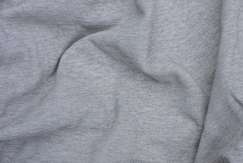 Gray Texture of a Piece of Crumpled Cloth from Clothes Stock Photo ...