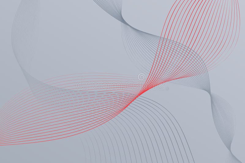 Gray Background with Red Lines Stock Vector - Illustration of sharp ...